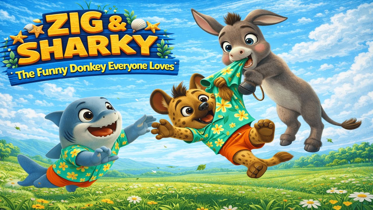 Zig & Sharky - The Funny Donkey Everyone Loves - Best Kids Songs - YouTube
