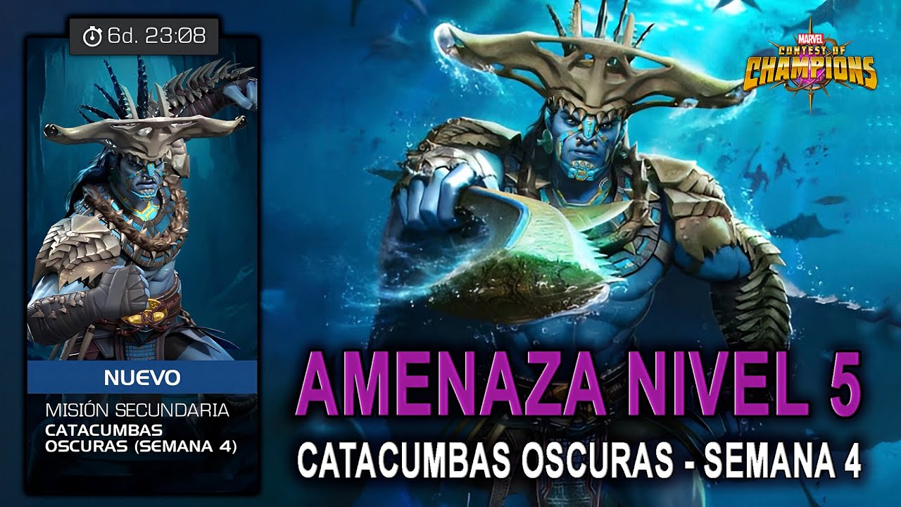 Catacumbas Oscuras AMENAZA NIVEL 5 | Semana 4 | Boss Attuma | Más Cyber ...