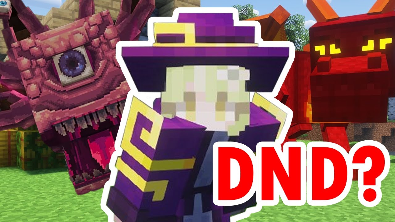 We tried playing DND in Minecraft - YouTube