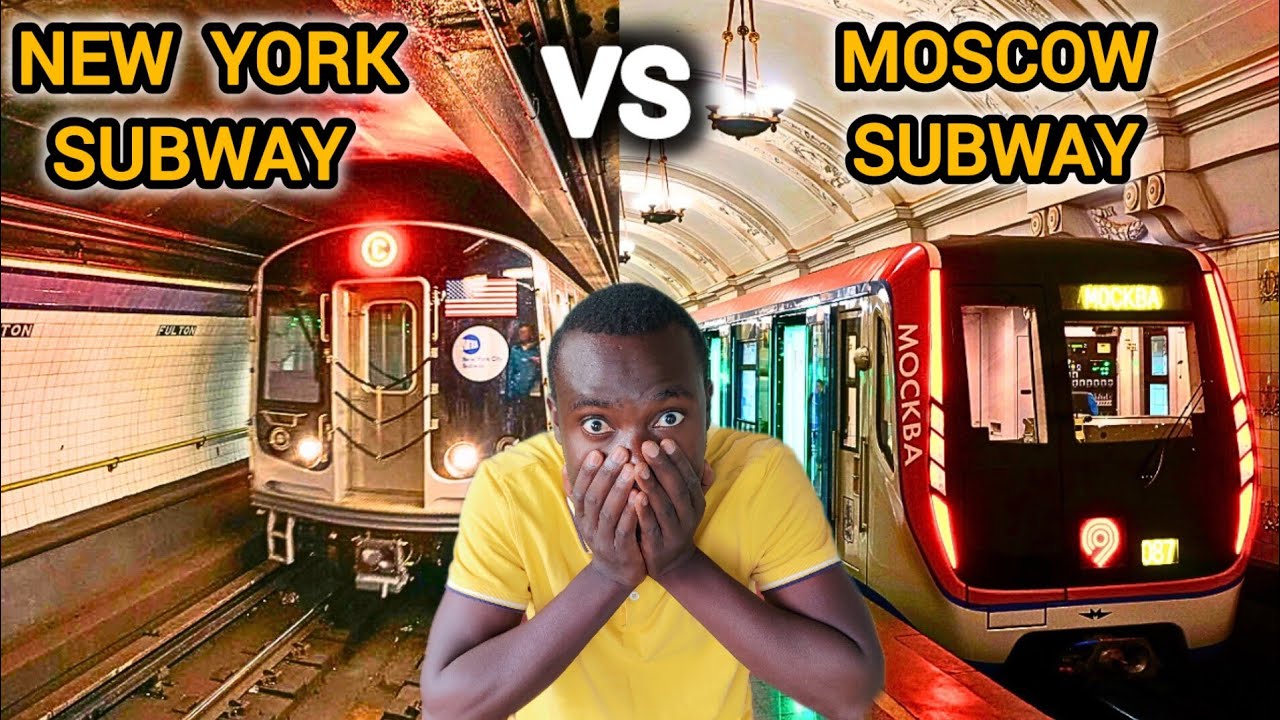 New York Subway VS Moscow subway:HEAD TO HEAD COMPARISON|Cleanliness|Safety|Homelessness etc ...