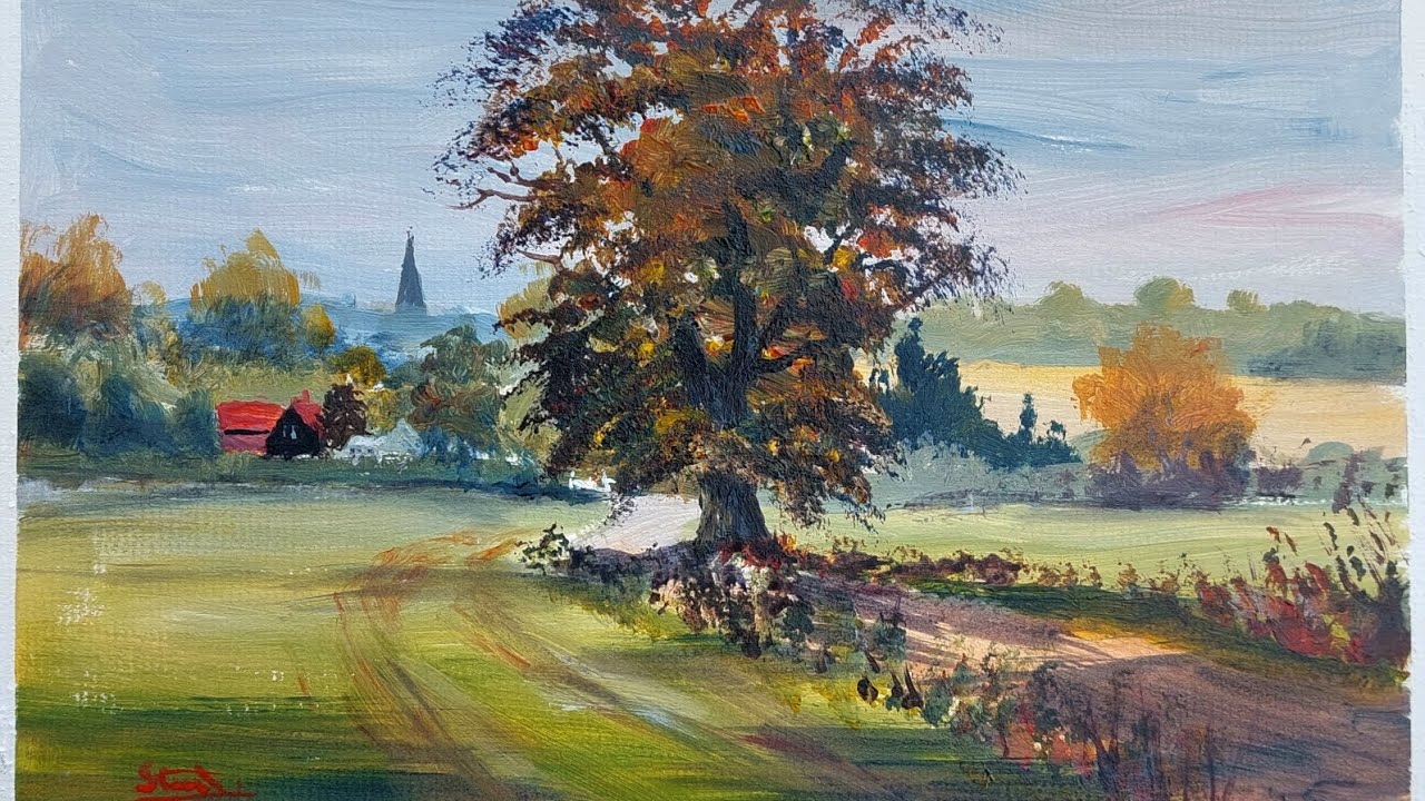 Plein-air painting using acrylic colour. @colinsteedartist - YouTube