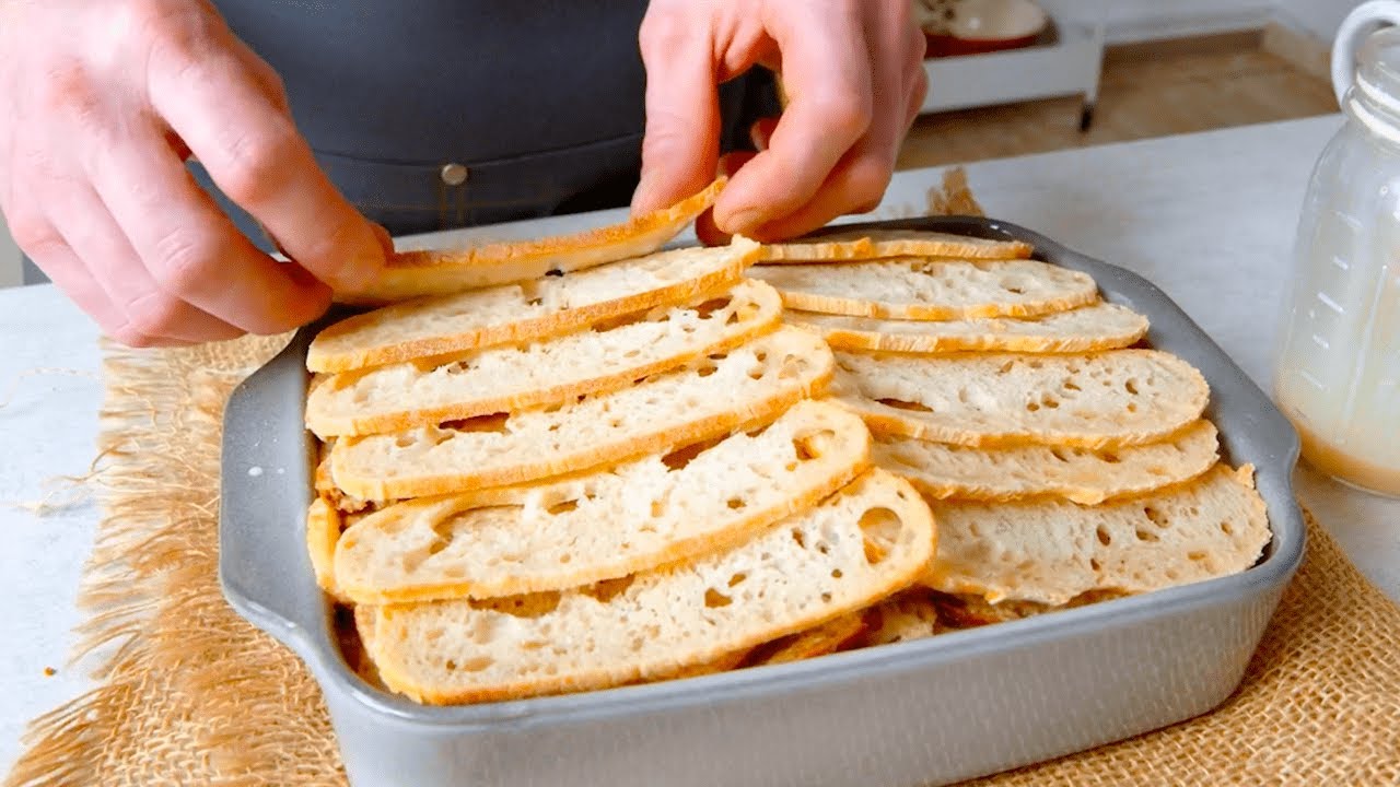 L'utilisation la plus savoureuse des restes ! Un pain rassis au goût ...
