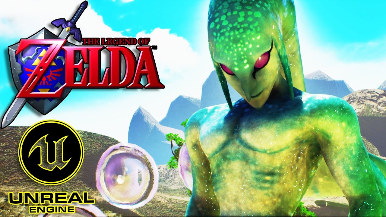 ZELDA Unreal Engine 5 Zora's River is STUNNING; The Legend of Zelda ...