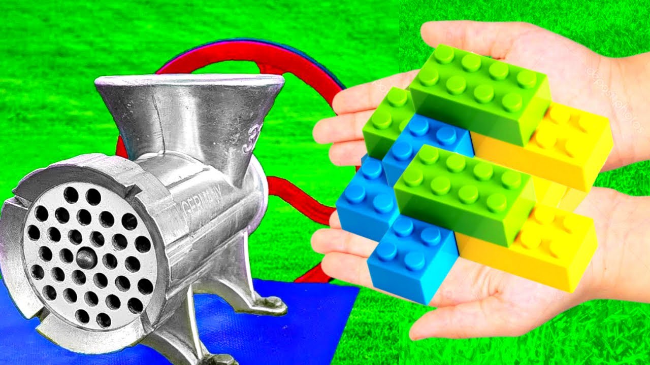 EXPERIMENT LEGO vs MEAT GRINDER - YouTube
