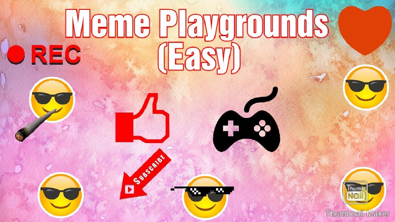 Roblox / Meme Playgrounds (Easy) By supermstarrobloxian - YouTube