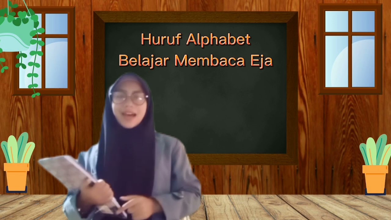 Vidio simulasi mengajar membaca dengan metode eja sd kelas awal - YouTube