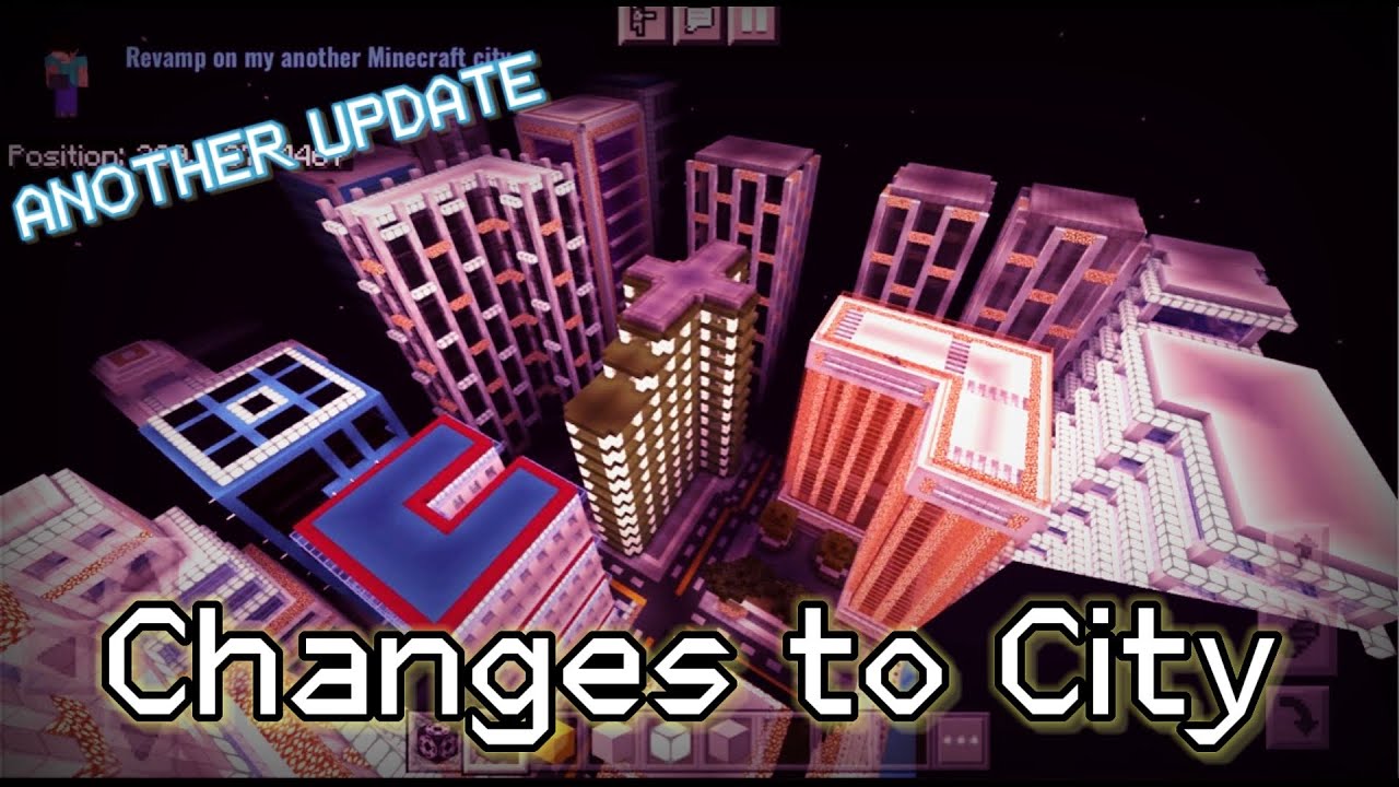 Minecraft city revamp - YouTube