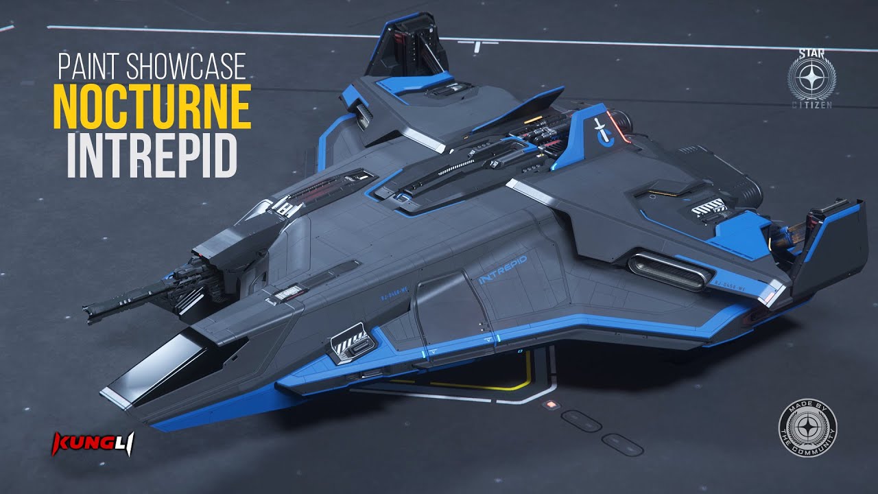 Crusader Intrepid Nocturne Paint Showcase | Star Citizen - YouTube