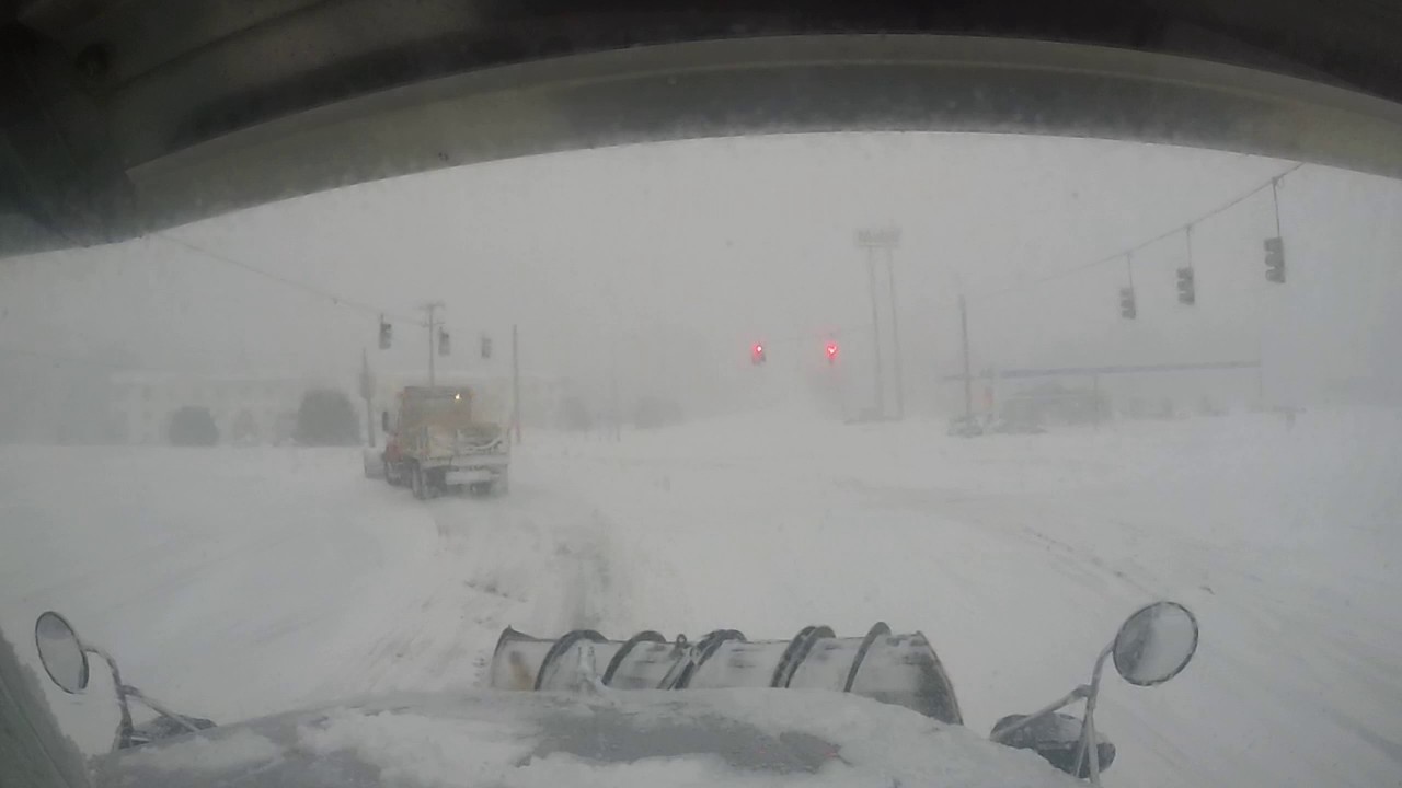 Plowing Snow RT 9 Haddam CT to Cromwell CT. Route 9 - Part 5 - YouTube