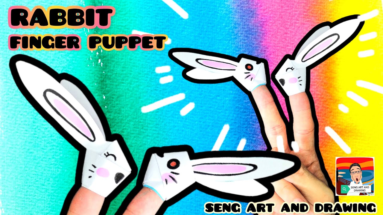 Rabbit Finger Puppet 🐰 兔子手指玩偶 🐰 BONEKA JARI ARNAB - YouTube