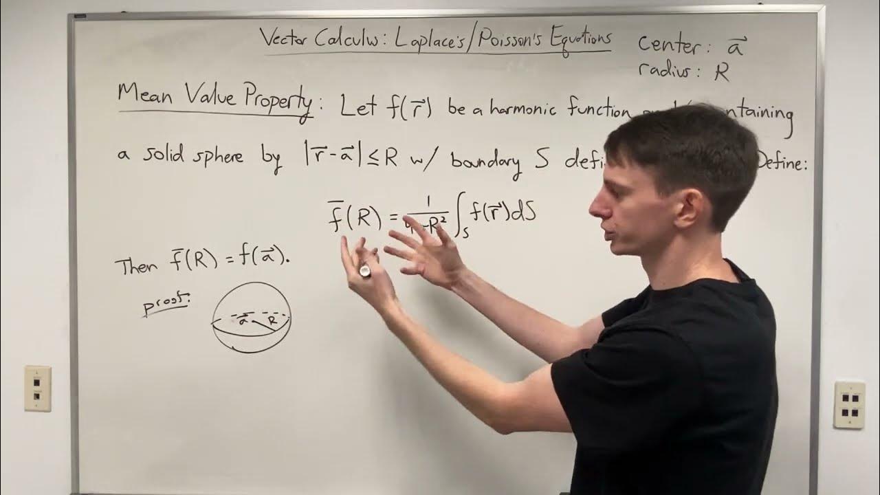 Vector Calculus: Lecture 21/29 - Properties of Harmonic Functions - YouTube