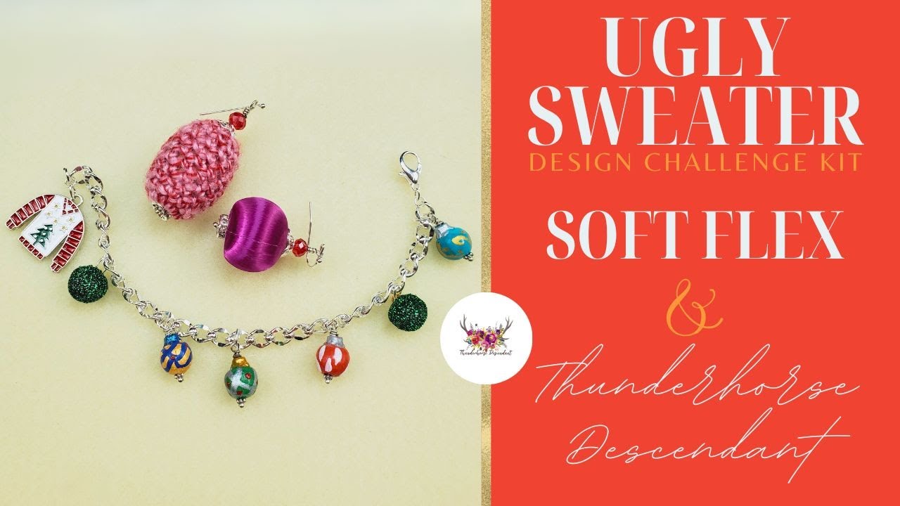 Charm Bracelet and Matching Earrings Project: Ugly Sweater Bead Kit ...