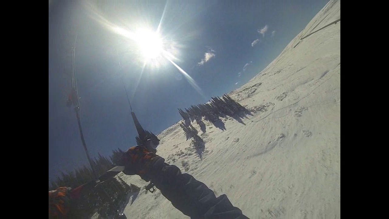 Snowkiting Skyline Utah Peter Miller Oct13 2018 - YouTube