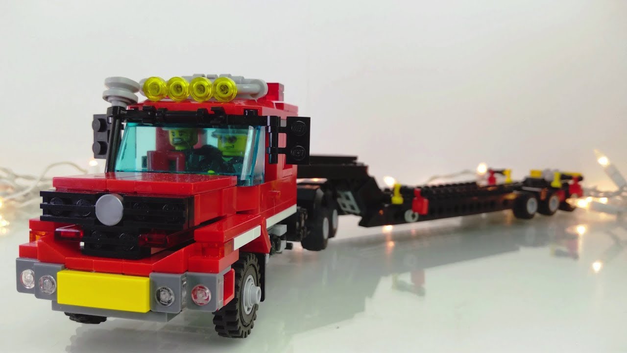 Custom LEGO Fire Dozer Transport! (Mercedes Benz Zetros Inspired ...