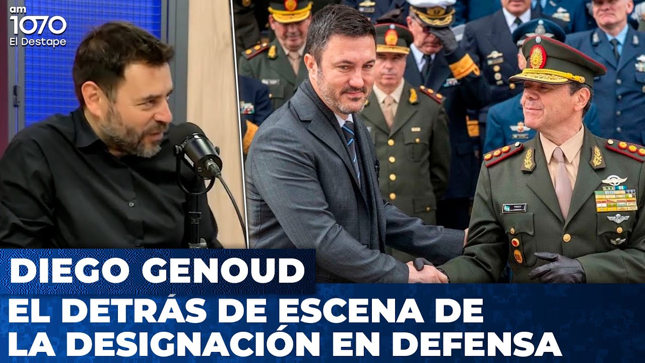 EL DETRÁS DE ESCENA DE LA DESIGNACIÓN EN DEFENSA | Diego Genoud con ...