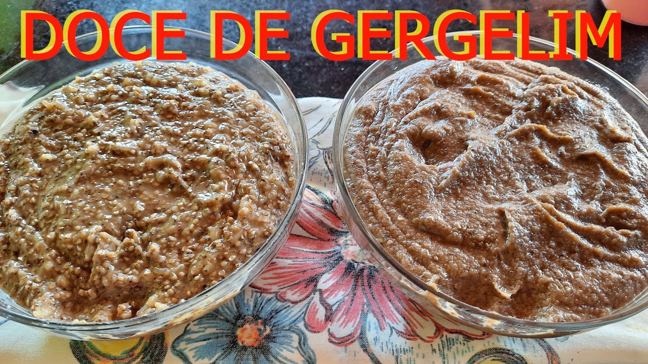 ENSINANDO FAZER DOCE DE GERGELIM - YouTube