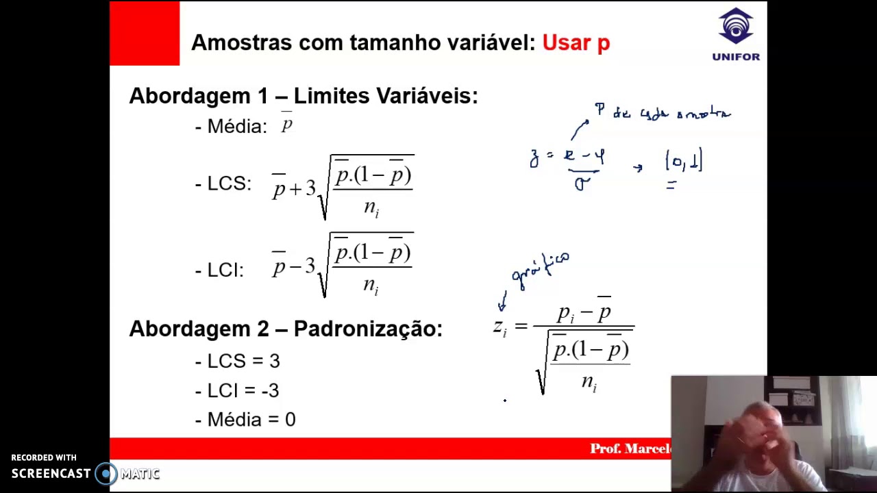 Exercício - Carta P com amostras com tamanho variável - YouTube