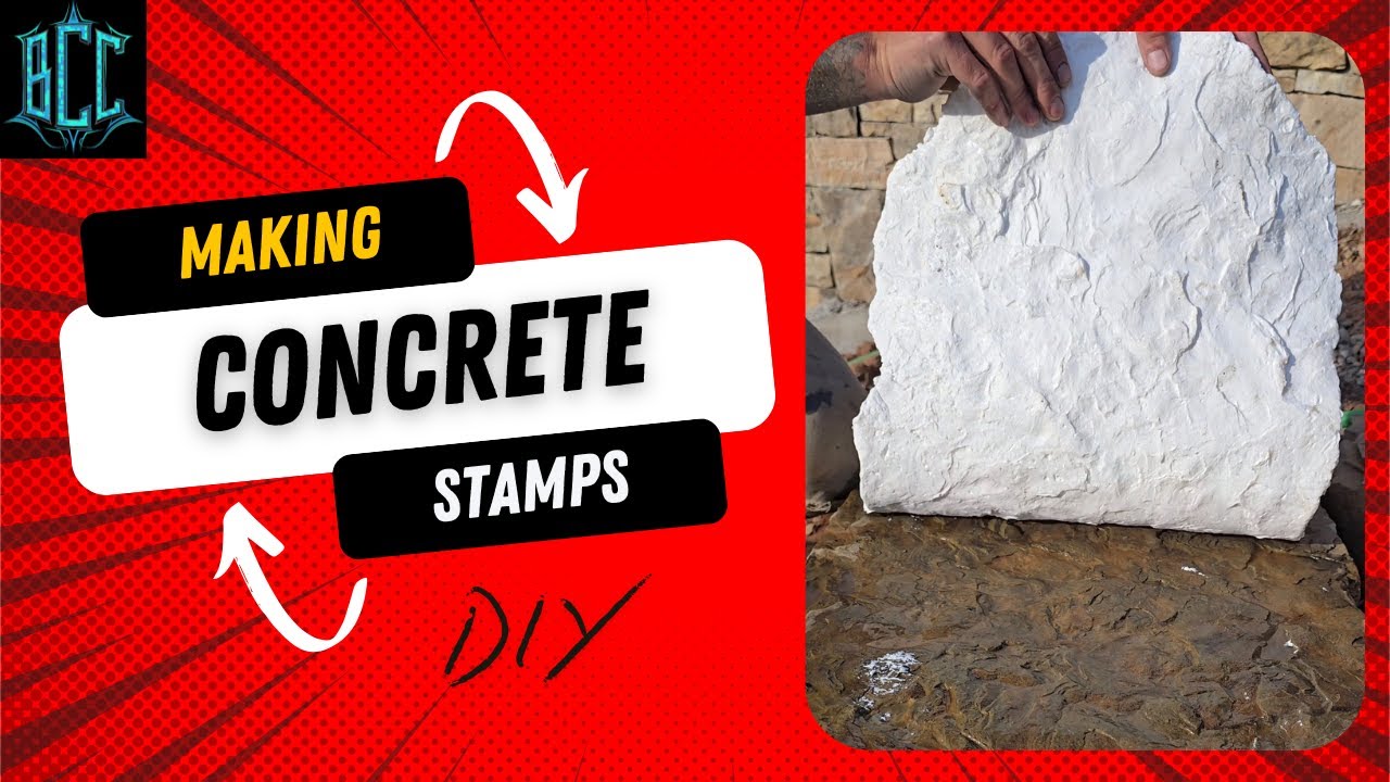 Make your own stamp for concrete experiment. Does it work? Let's find ...