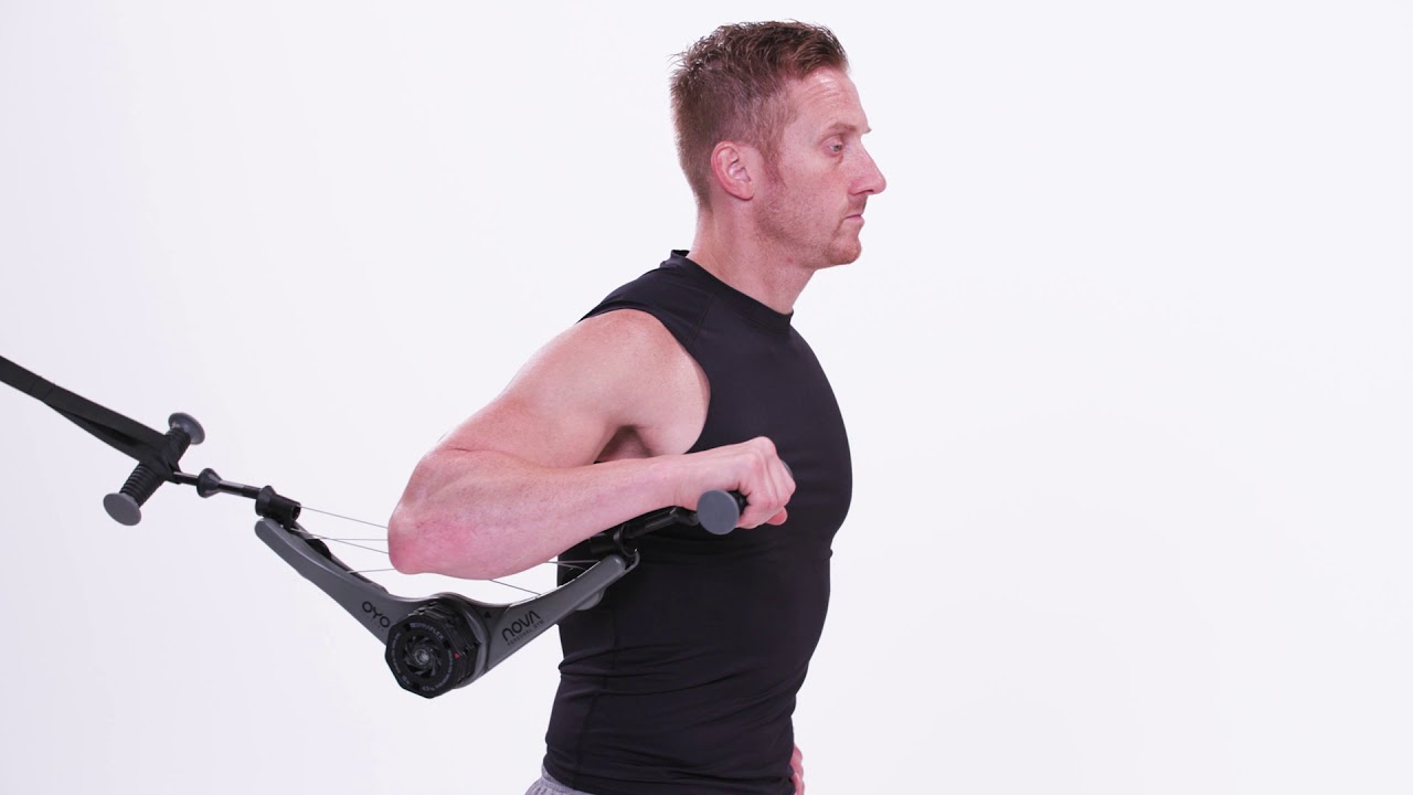 Anchored Chest Press - Right - YouTube