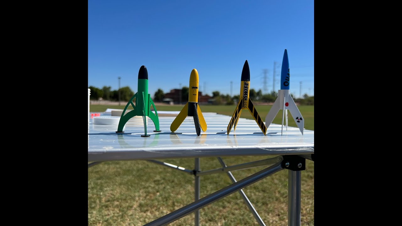 Mini Model Rocket Launch Day - YouTube
