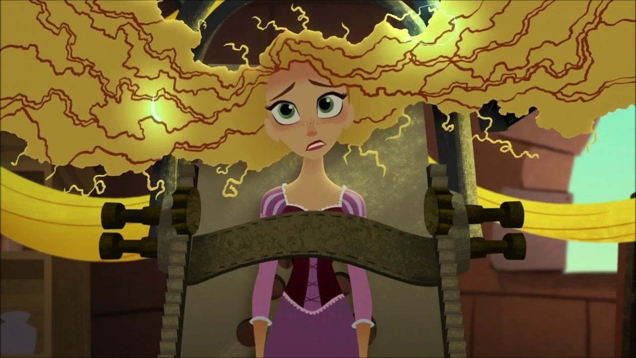 Rapunzel Hair Loses Her Magical Healing Power Tangled The Series Disney ...