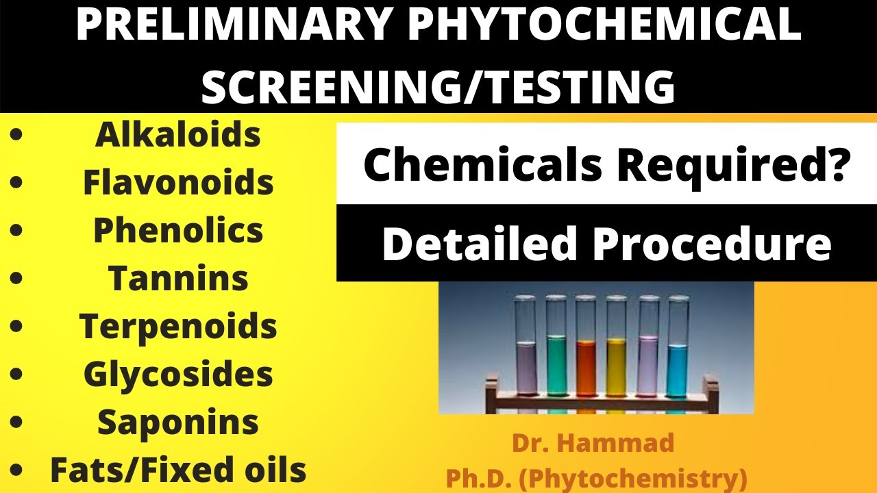 Detailed Procedure for Phytochemical testing | Phytochemical testing of ...