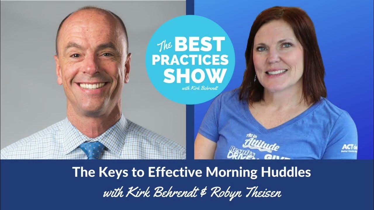 Episode #566: The Keys to Effective Morning Huddles, with Robyn Theisen - YouTube