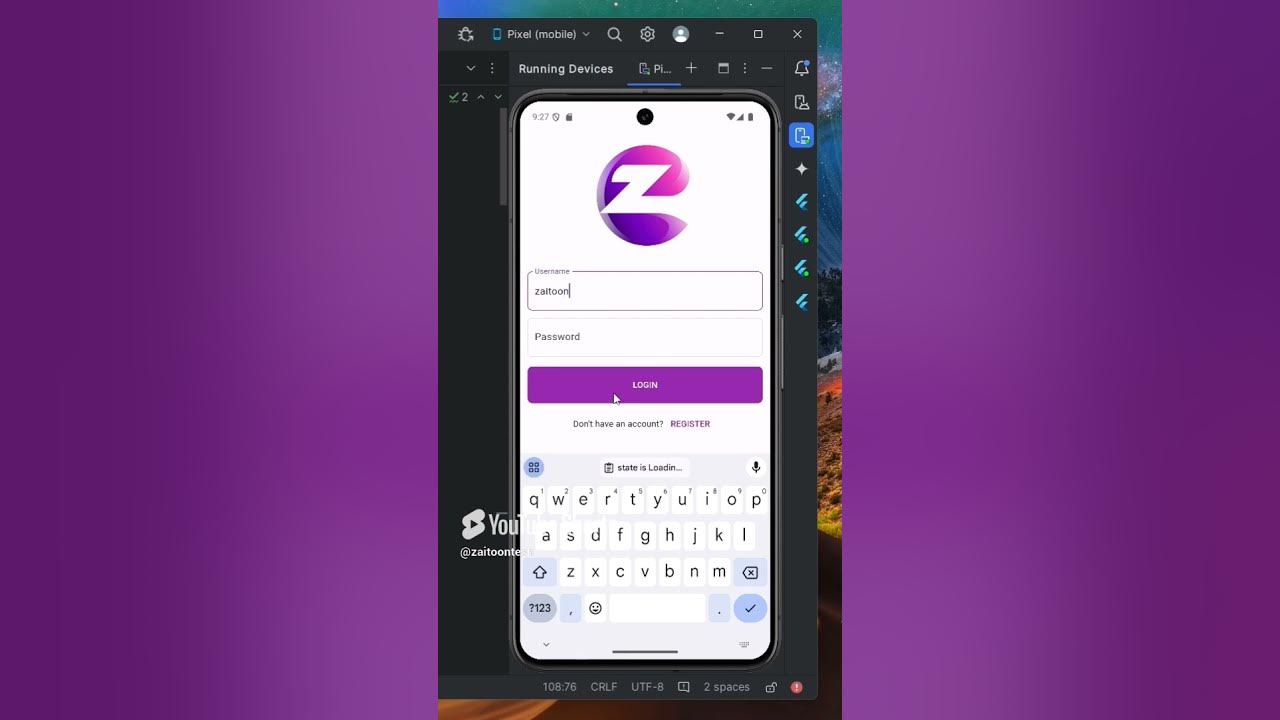 Login SQLite with bloc - YouTube