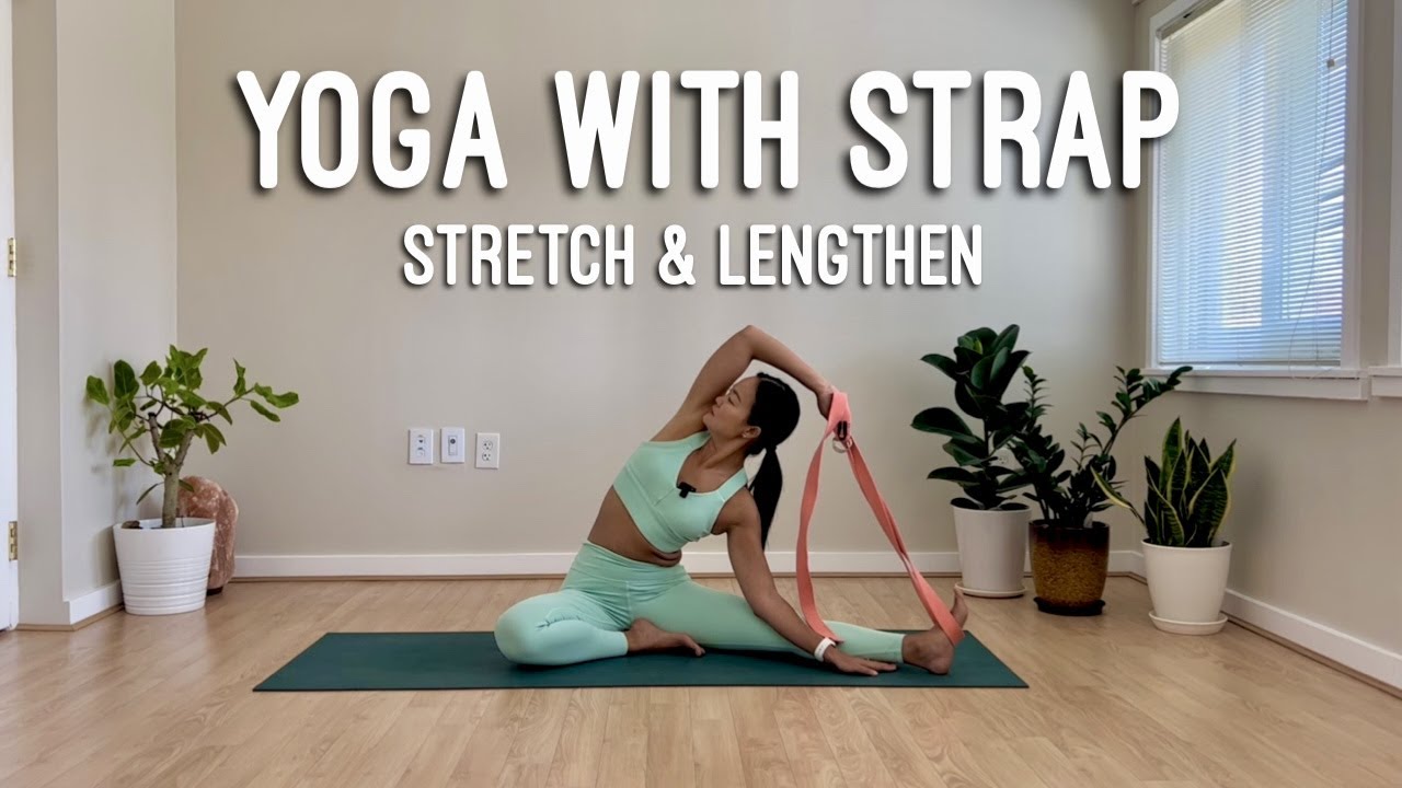Yoga with Kae | 20 Min Deep Stretch | Yoga with Strap | All Levels ...