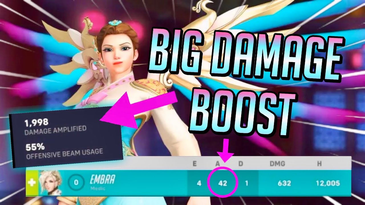 Huge DMG Boost: Masters Mercy Gameplay - Overwatch 2 - YouTube
