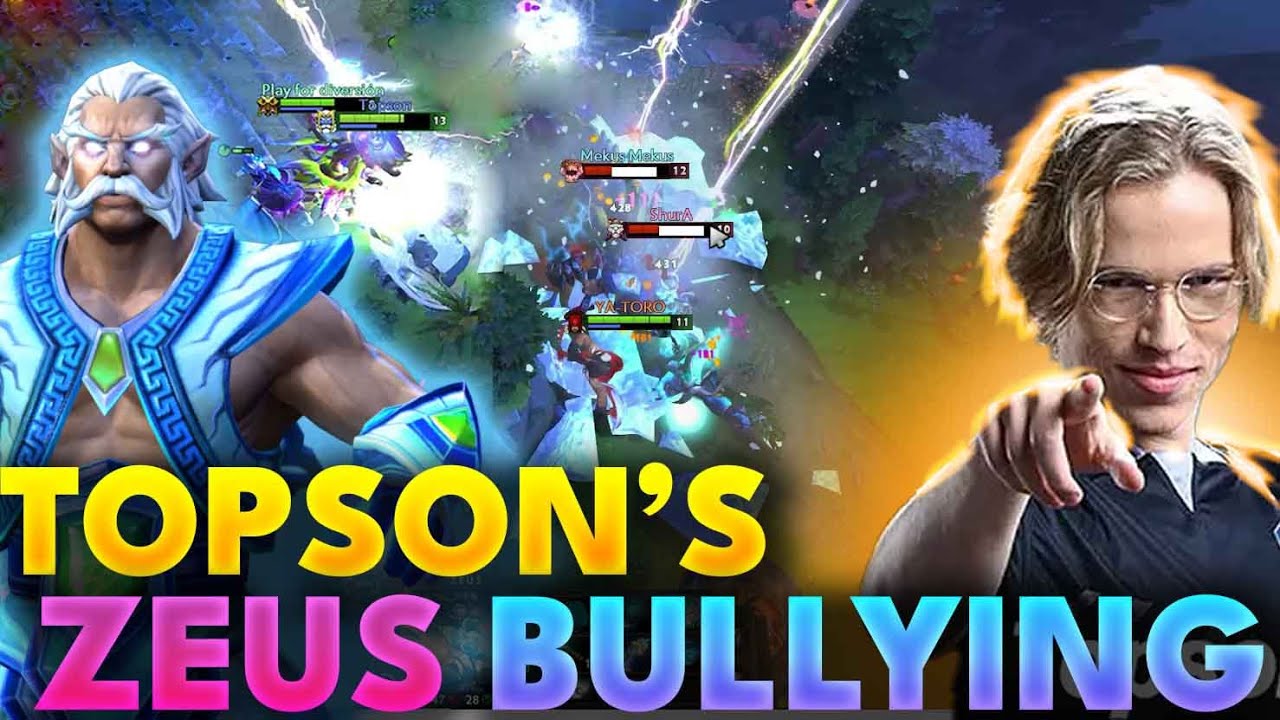 TOPSON Zeus should be banned in TI - Insane Built - Dota 2 - YouTube