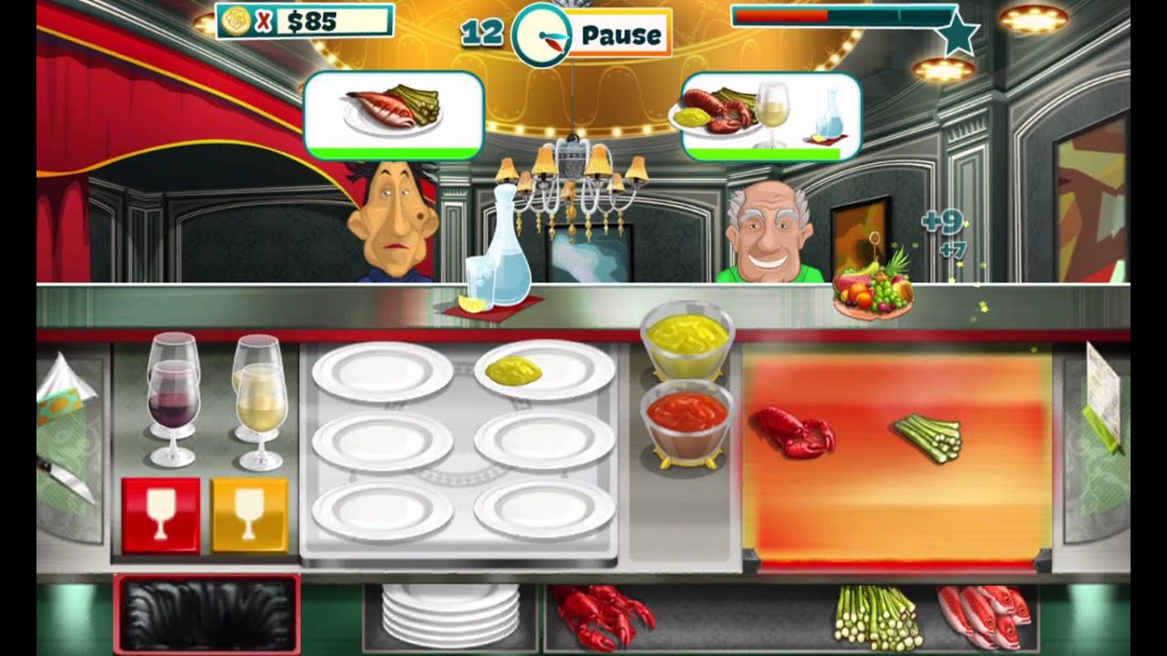 Let's Play: Happy Chef, Restaurant 5/5, Level 1-13 - YouTube