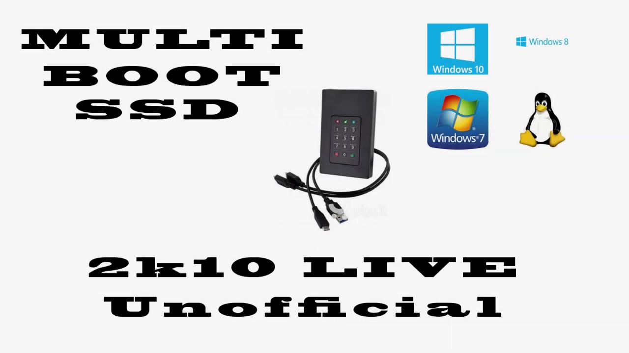 Мультизагрузочный SSD диск на основе 2k10 Live Unofficial - YouTube