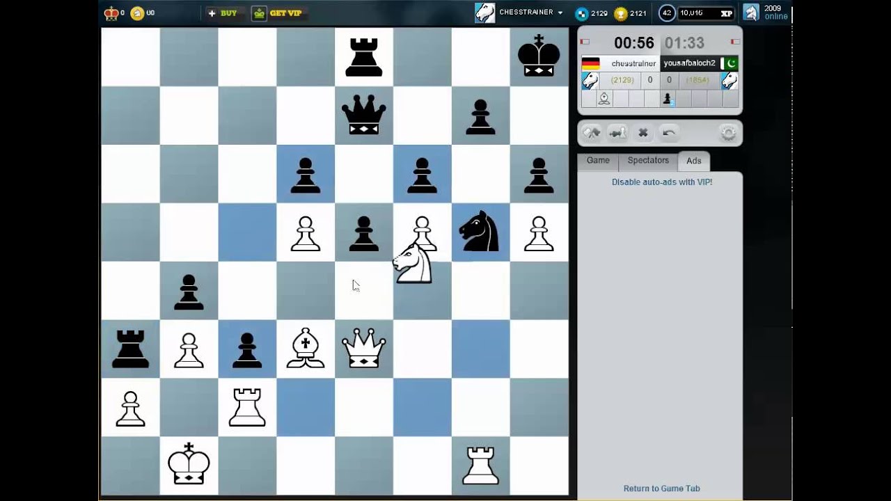 Blitz Chess #96 - Old Indian - Counterattack a pawn storm on the other ...