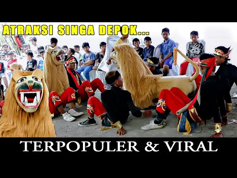 ATRAKSI SINGA DEPOK ASLI TERPOPULER & VIRAL...!!! COCOK UNTUK LATIHAN...!!! SINGA DEPOK KRISNA MUDA