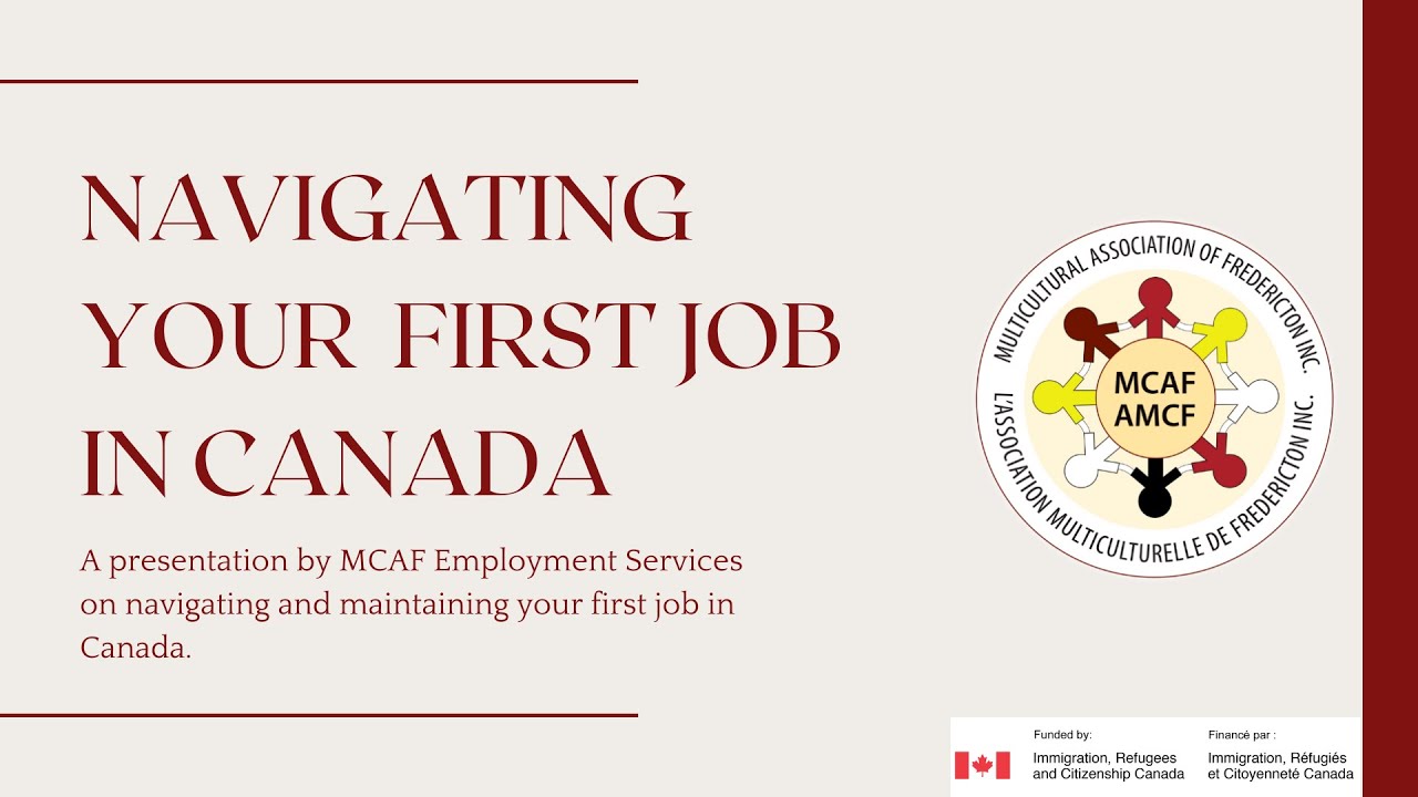 First Job in Canada - YouTube