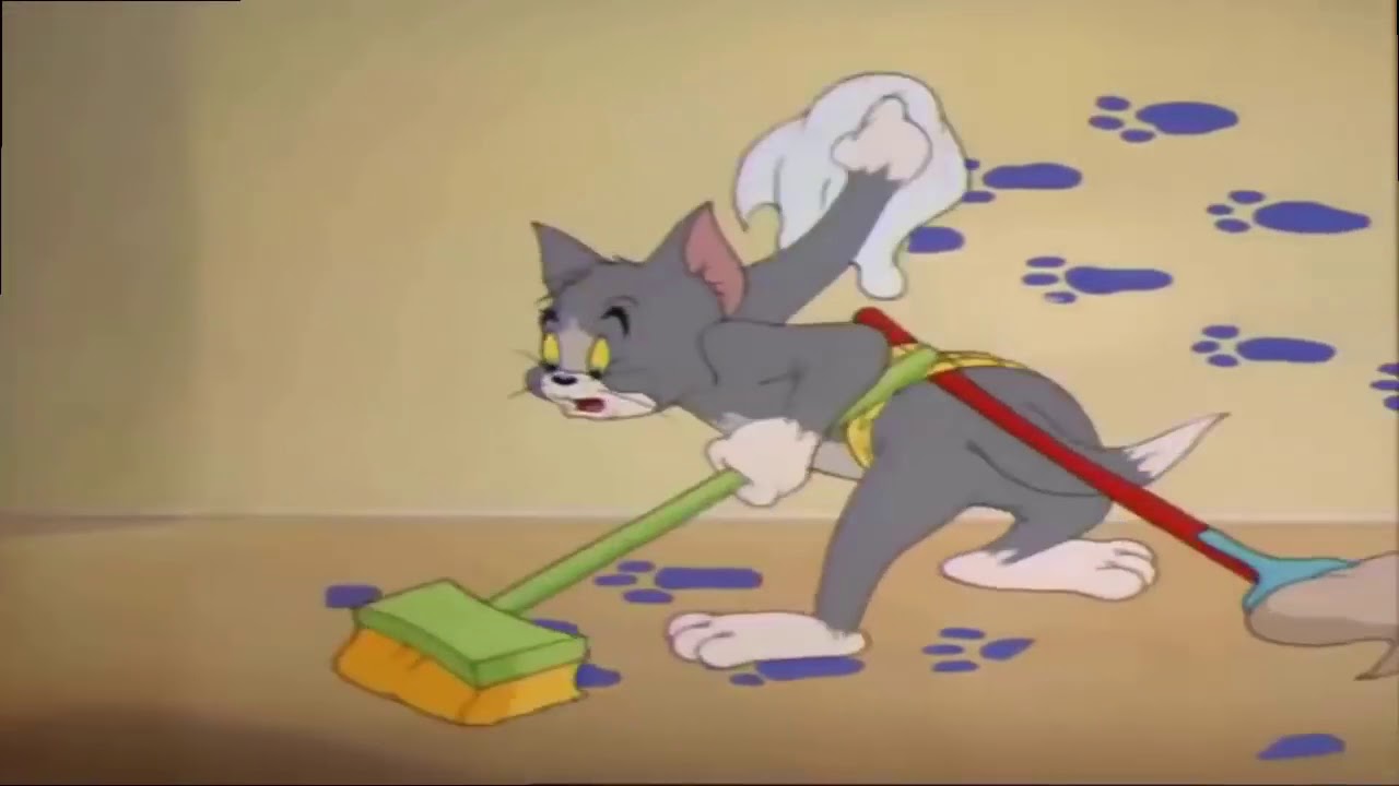 Tom and Jerry Mouse Cleaning - YouTube