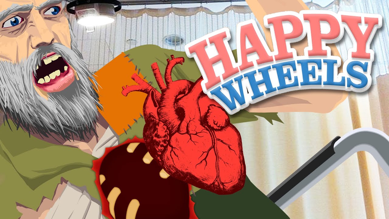 Happy Wheels - HEART DONATION LEVELS - Part 8 - YouTube