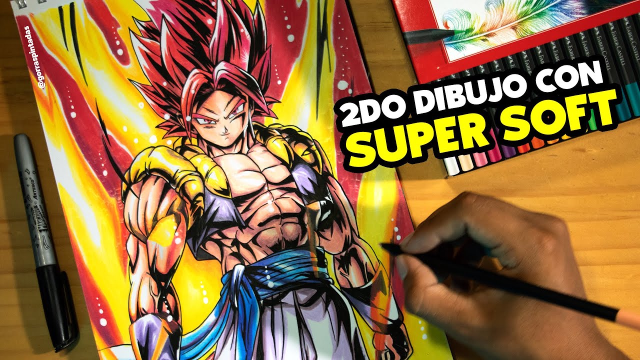 COMO DIBUJAR A GOGETA SSJ DIOS LEGENDS | HOW TO DRAW GOGETA SSJGS - YouTube