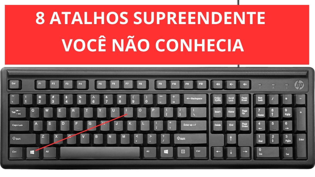 8 ATALHOS DE TECLADO no Notebook QUE VOCÊ NÃO CONHECIA! - YouTube