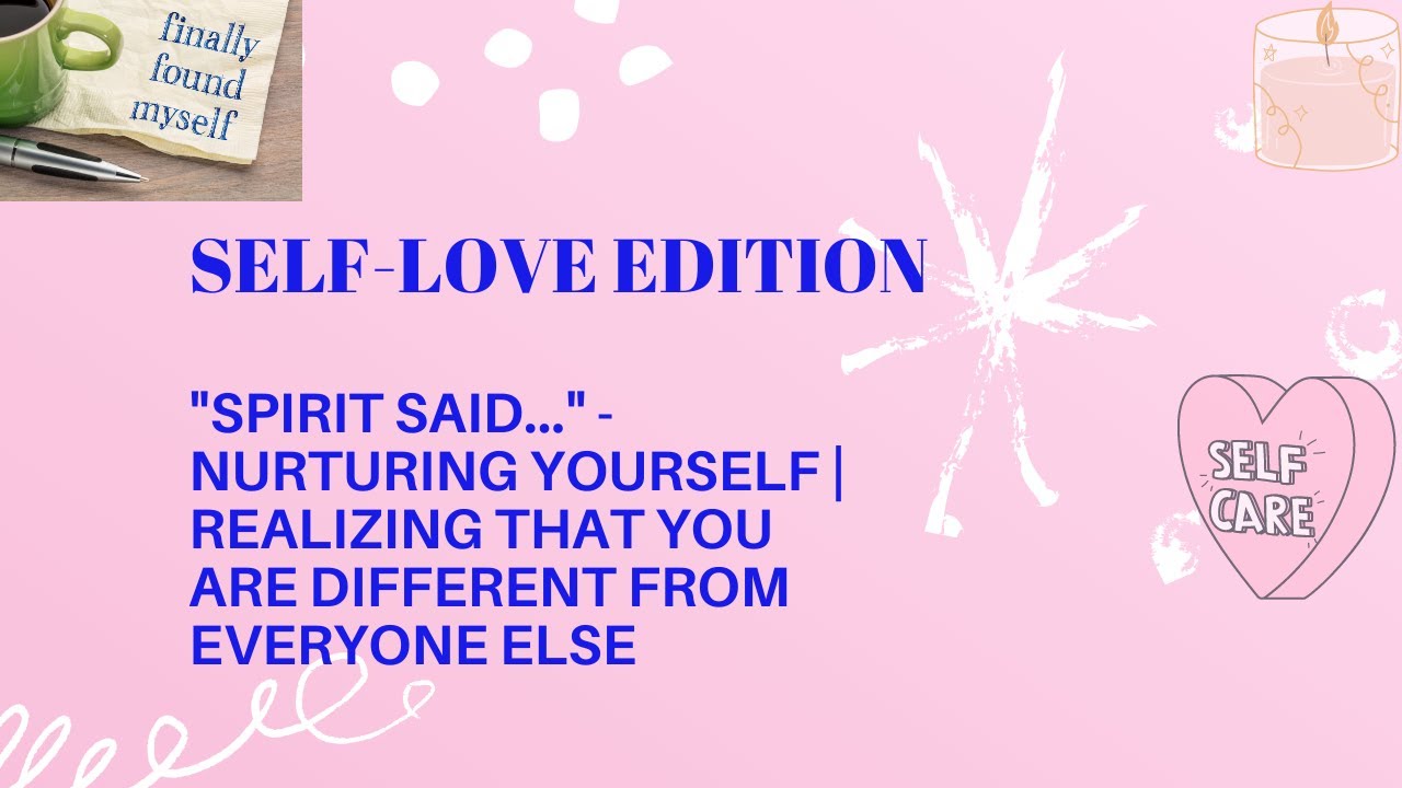 🌸 🧿SUNDAY SELF-LOVE MESSAGE: NURTURING YOURSELF |REALIZING THAT YOU ARE ...