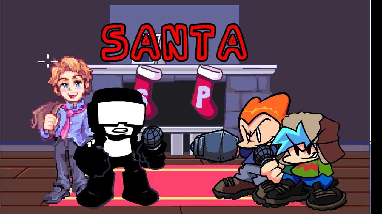 Santa - FNF Cover - YouTube