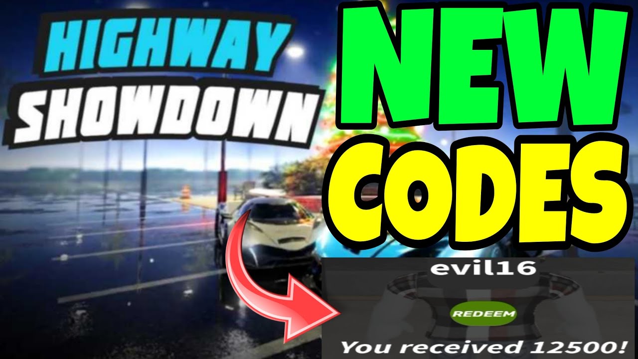 ALL WORKING HIGHWAY SHOWDOWN CODES ROBLOX - All New Highway Showdown ...