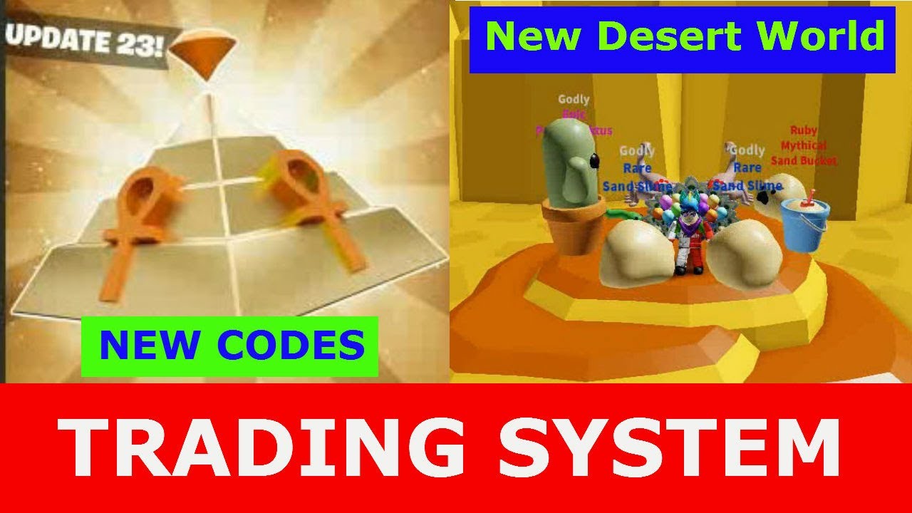 * NEW TRADING SYSTEM * New Desert World! NEW CODES! [ TRADING ] ROBLOX ...