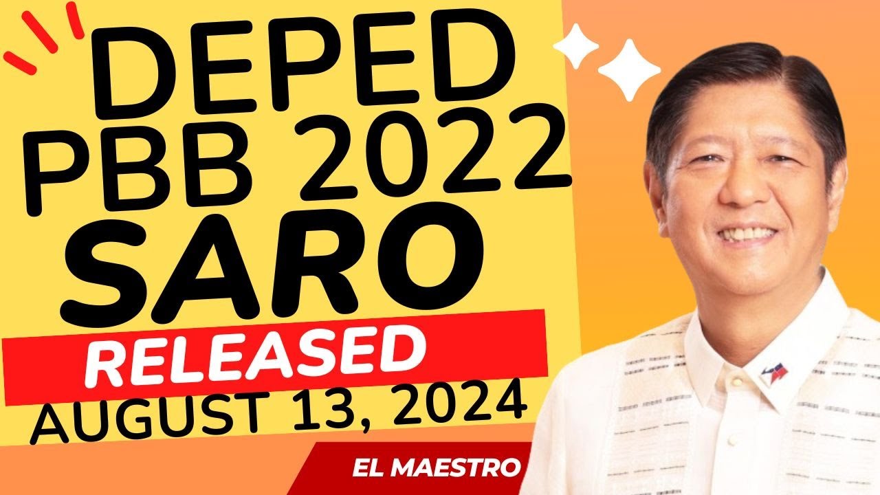 DEPED PBB 2022 SARO RELEASED AUGUST 13, 2024 - YouTube