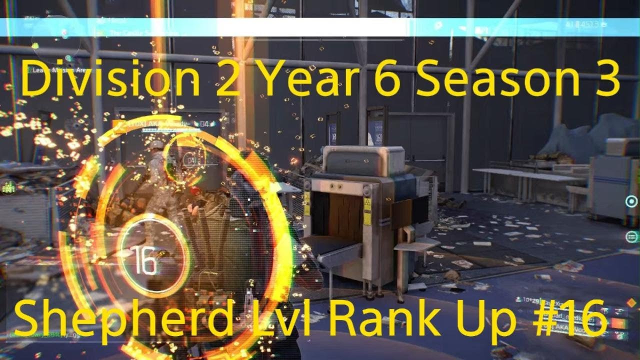 Tom Clancy's The Division 2🎮Division 2 Year 6 Season 3 🎮Shepherd Lvl ...
