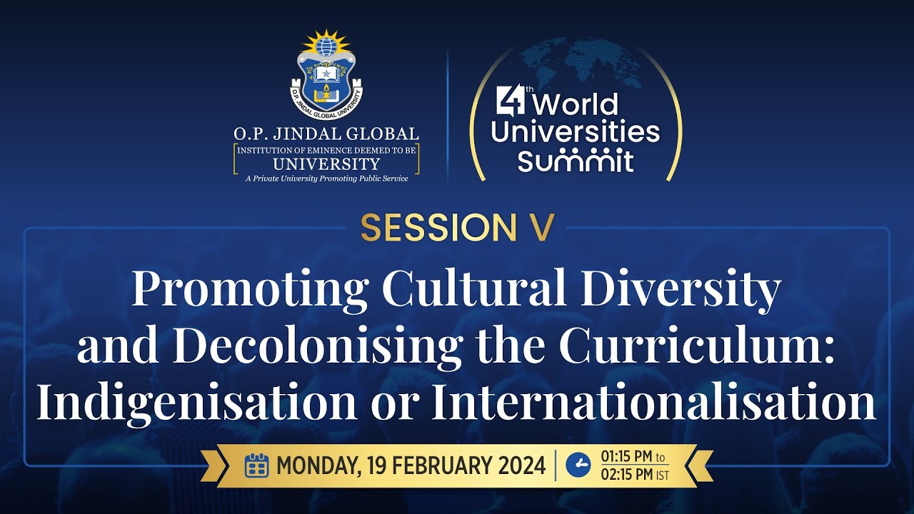 Session 5: Promoting Cultural Diversity & Decolonising the Curriculum ...