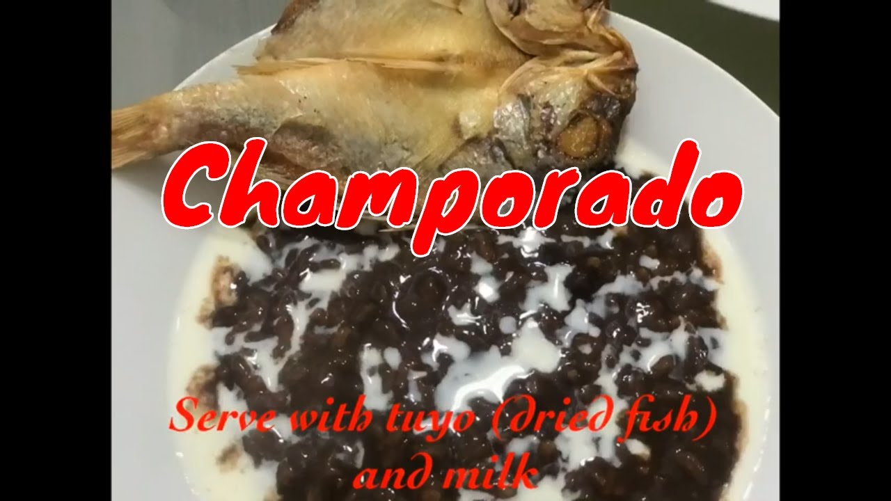 How to Cook CHAMPORADO w/ Tablea & Tuyo (Dried Fish) - YouTube