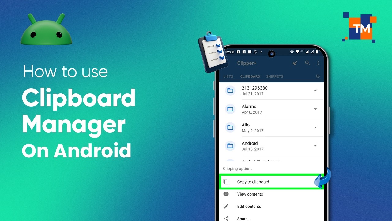 How to Use Clipboard Manager on Android | Clipboard History - YouTube