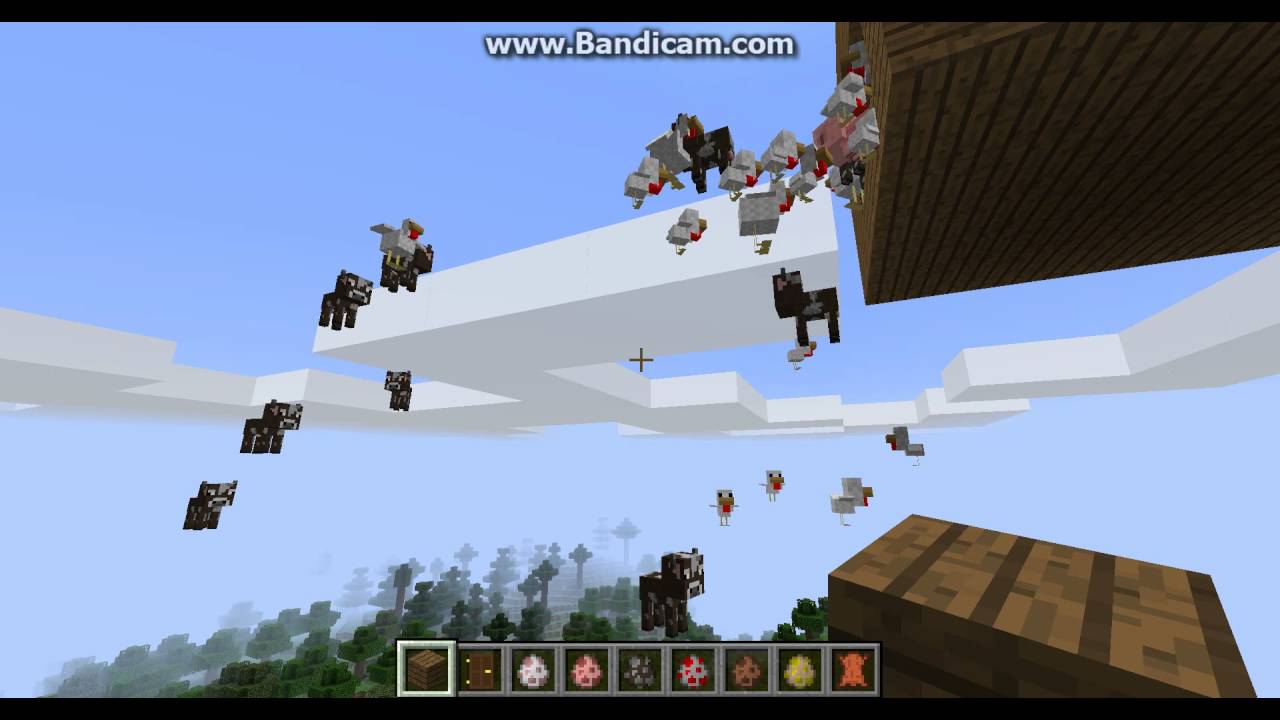 Minecraft Шок ДОЖДЬ ИЗ ЖИВОТНЫХ (Minecraft Shock RAIN OF ANIMALS) - YouTube